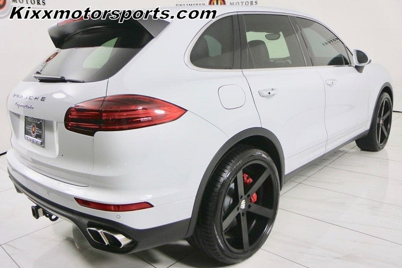 Porsche Cayenne with 22" Black Concave Wheels – Kixx Motorsports